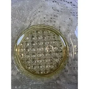 Lancaster Glass Co. | Dining | 93s Lancaster Landrum Cane Topaz ...